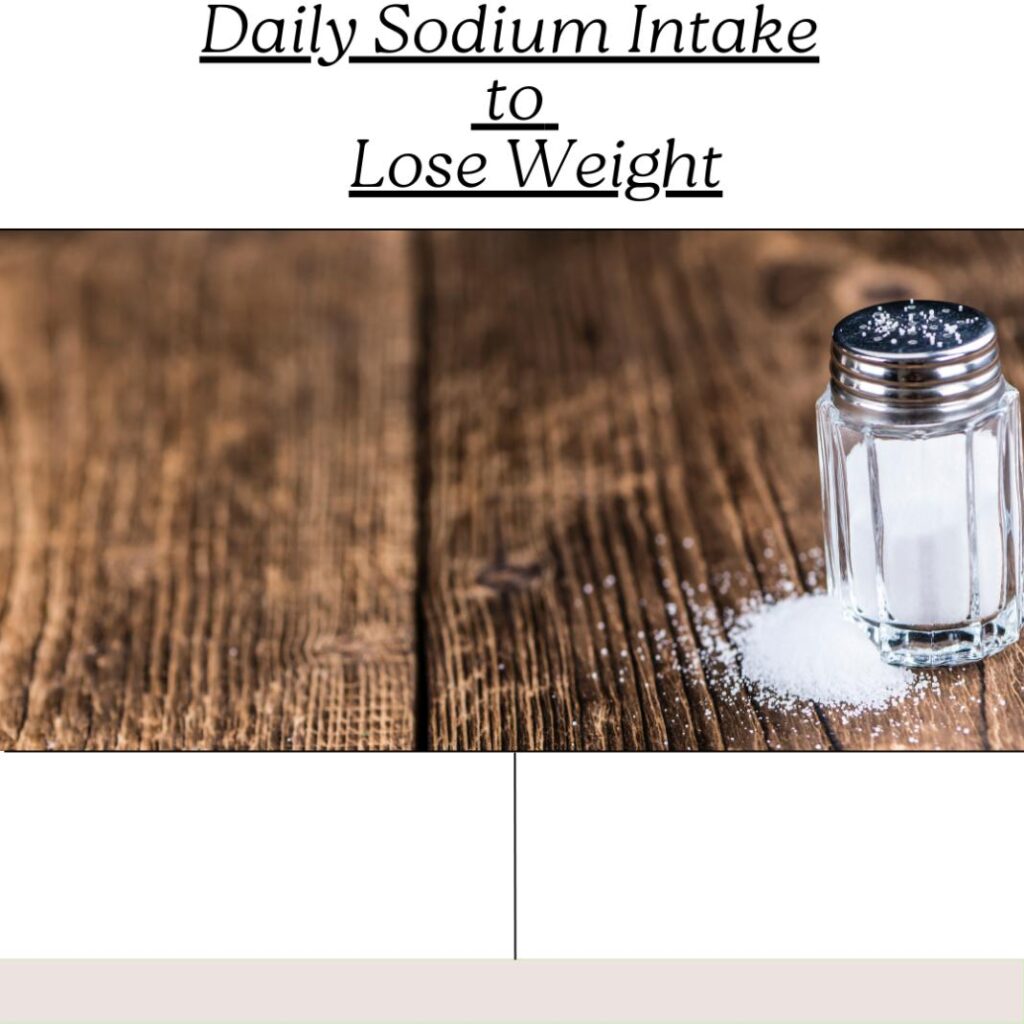 Daily Sodium Intake to Lose Weight - Fitness Mind